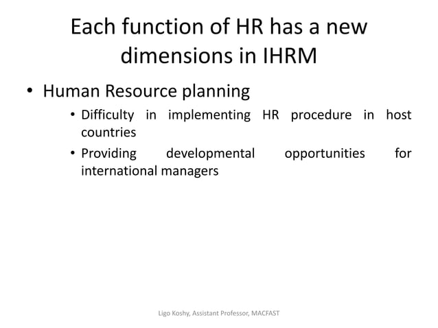 International human resource management ihrm | PPTX | Human Resources | Business