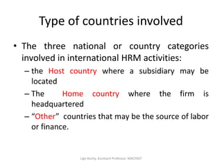 International human resource management ihrm | PPTX