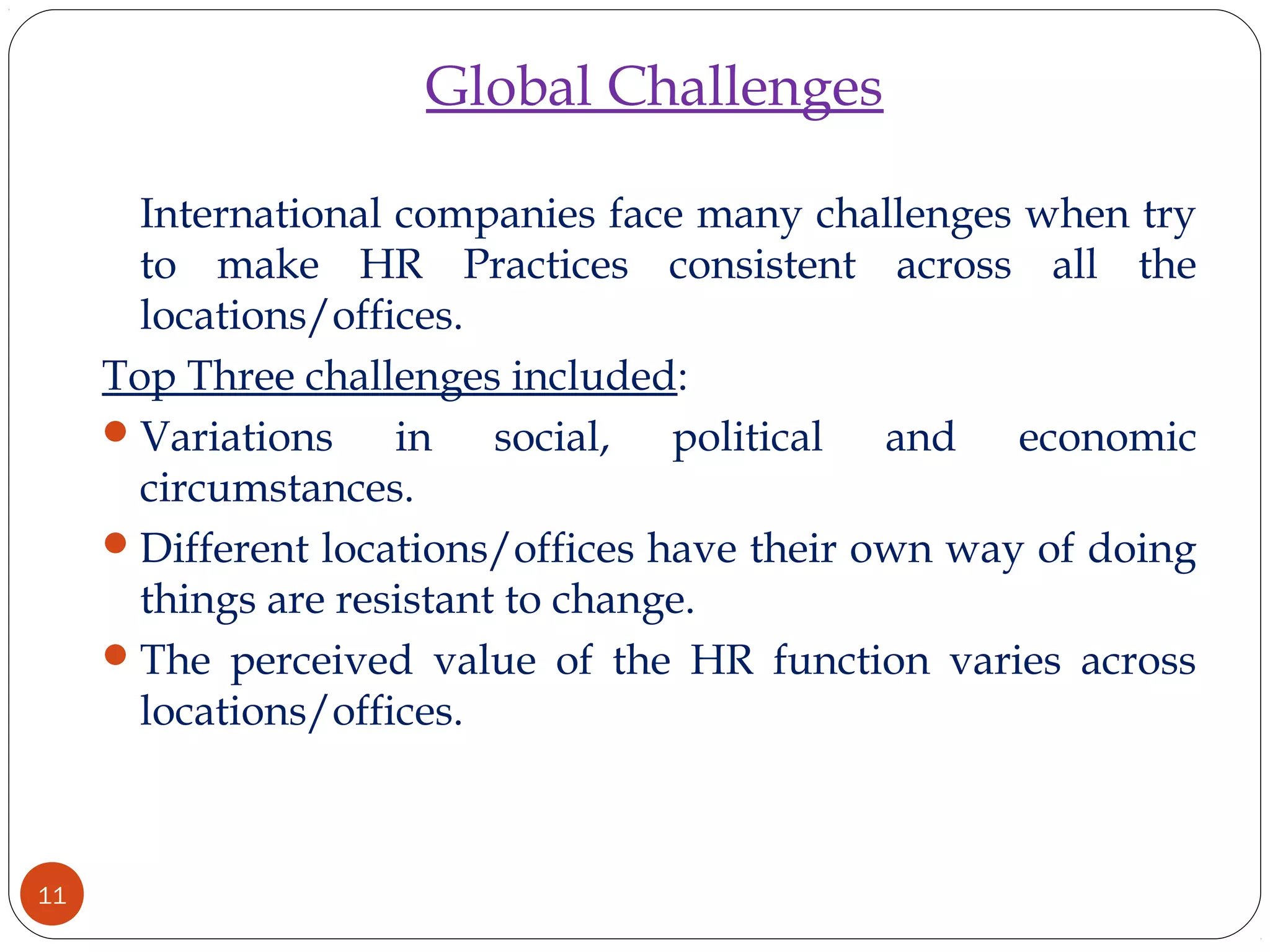 International Human Resources Management | PPT