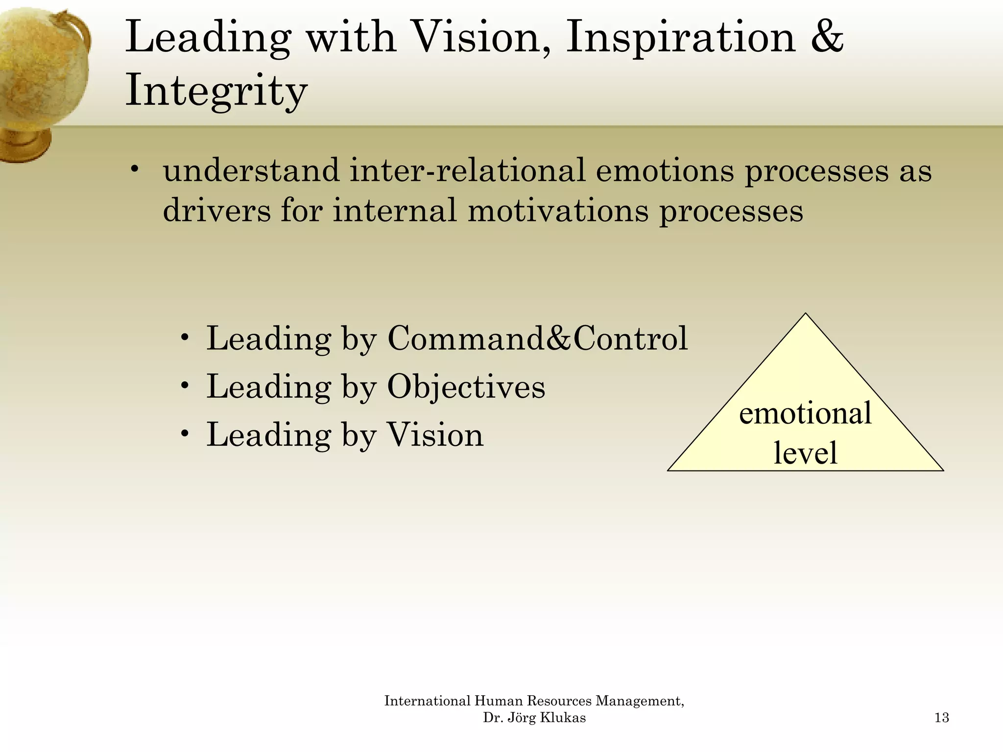 1a Leaders develop the Mission, Vision, Values and ethics and act as role models | PDF