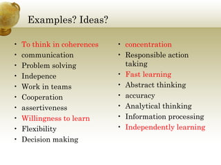 2b Strategy is based on understanding internal performance and ...