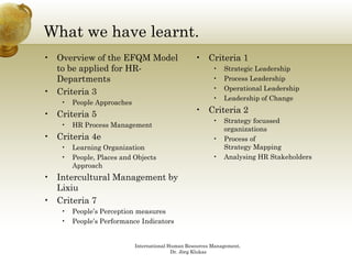 2b Strategy is based on understanding internal performance and ...