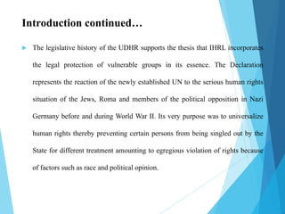 INTERNATIONAL HUMAN RIGHTS LAW ASSIGNMENT -III.pptx