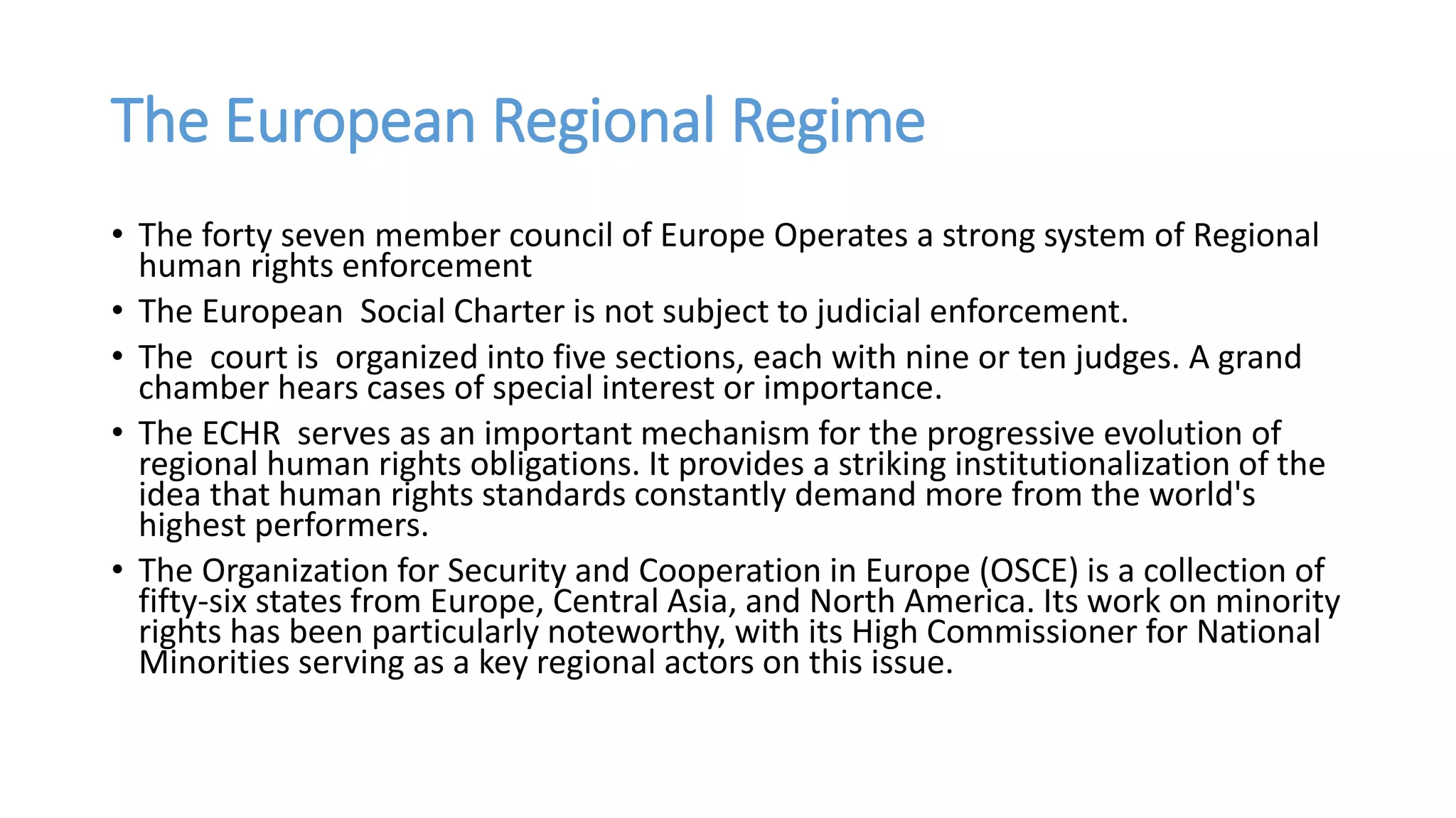 International human rights regime | PPTX