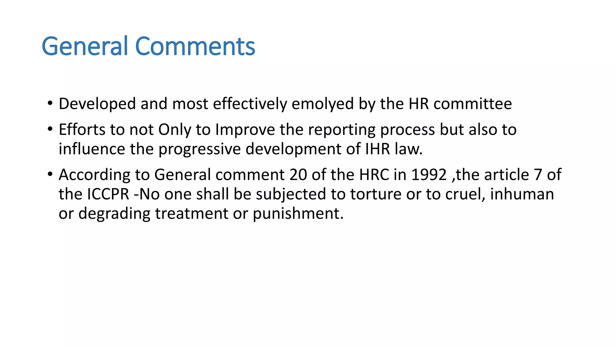 International human rights regime | PPTX