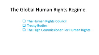 International human rights regime | PPT