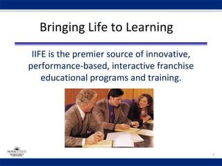 International Institute For Franchise Education (Iife) Profile | PPT