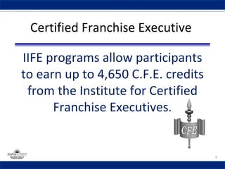 International Institute For Franchise Education (Iife) Profile | PPT