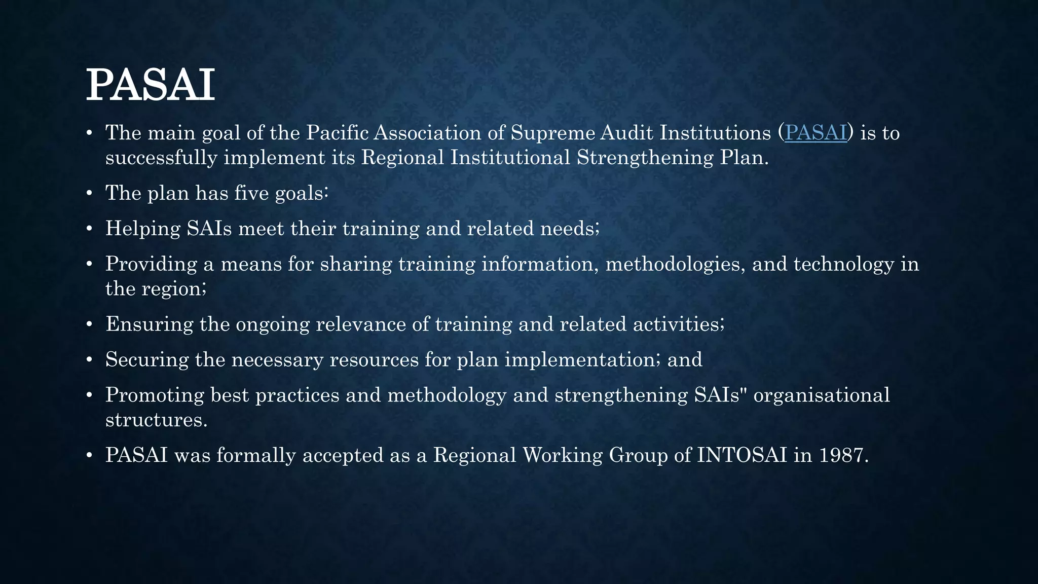 International institute of supreme audit | PPTX