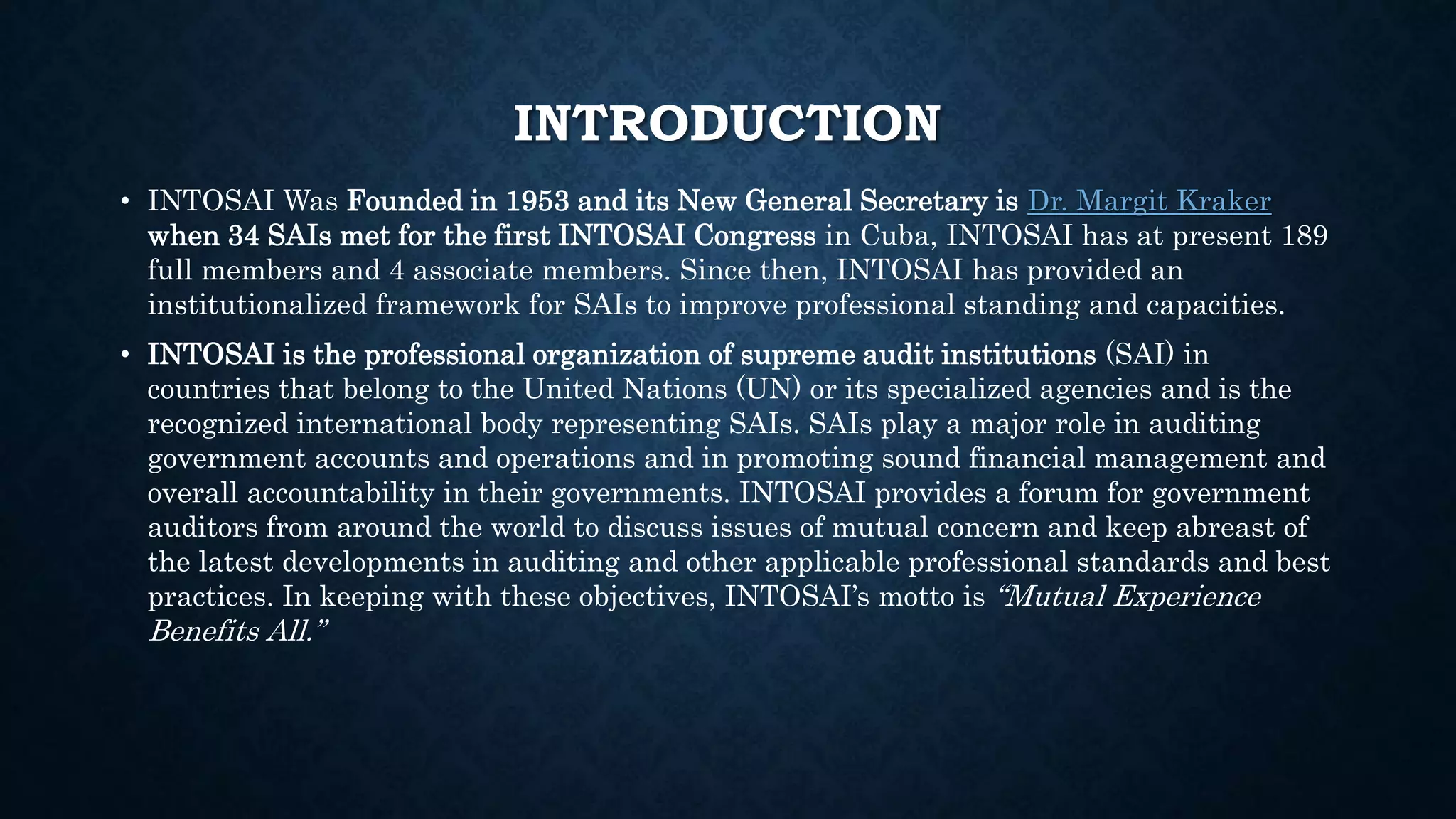 International institute of supreme audit | PPTX