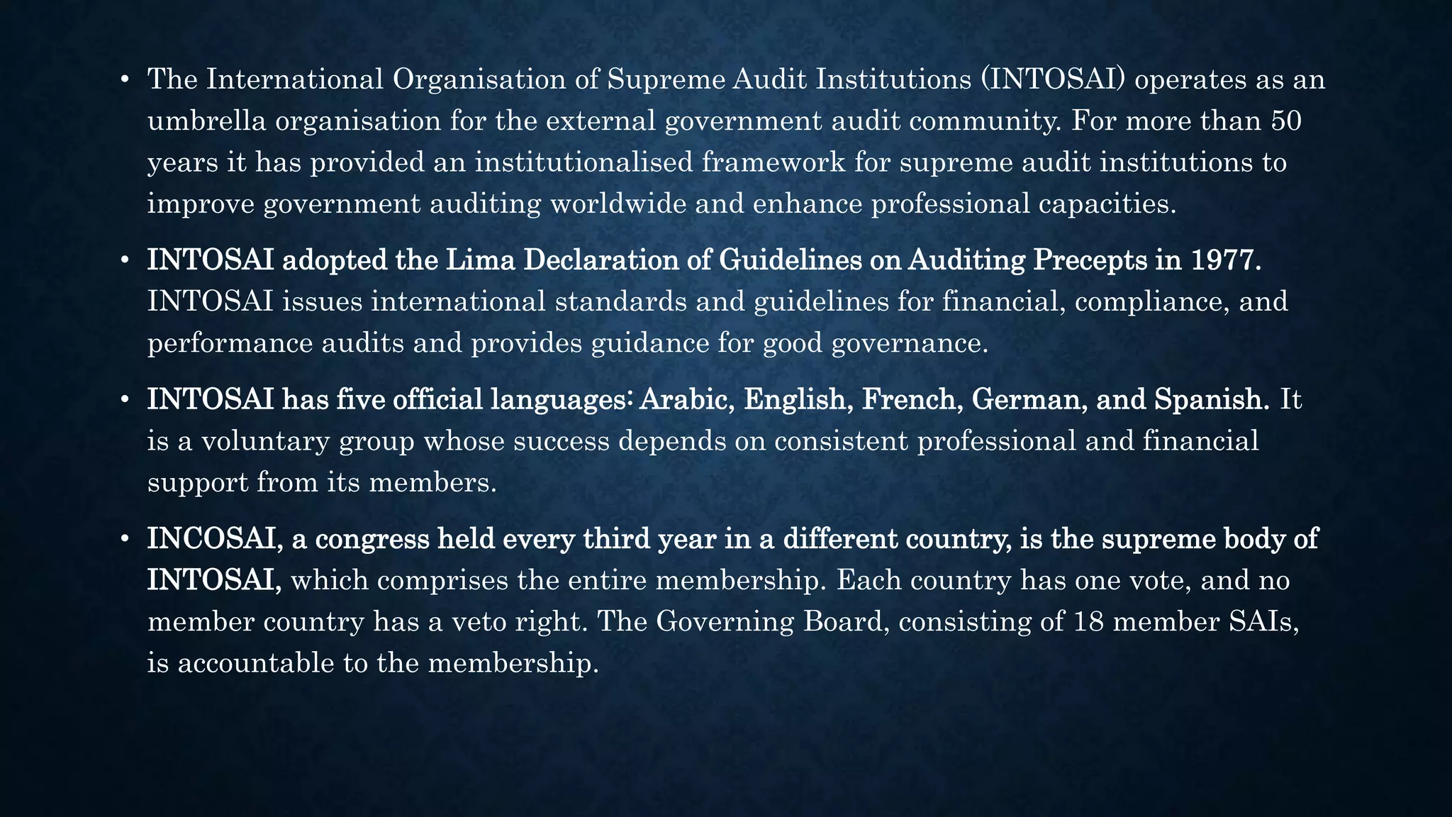 International institute of supreme audit | PPTX