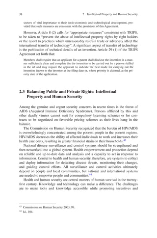 International intellectual property law and human security | PDF