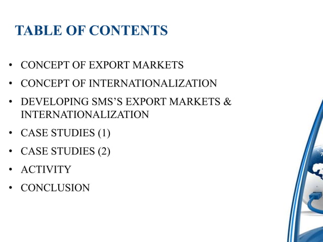 Internationalisation ppt [repaired 2] | PPTX | Small and Medium-sized Business | Business