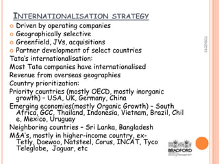 Internationalisation process in developed and developing countries | PPT