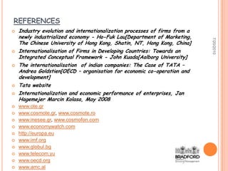 Internationalisation process in developed and developing countries | PPT