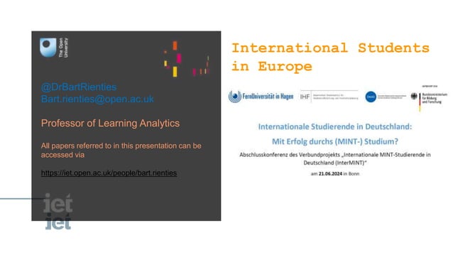 International students in Europe keynote | PPT