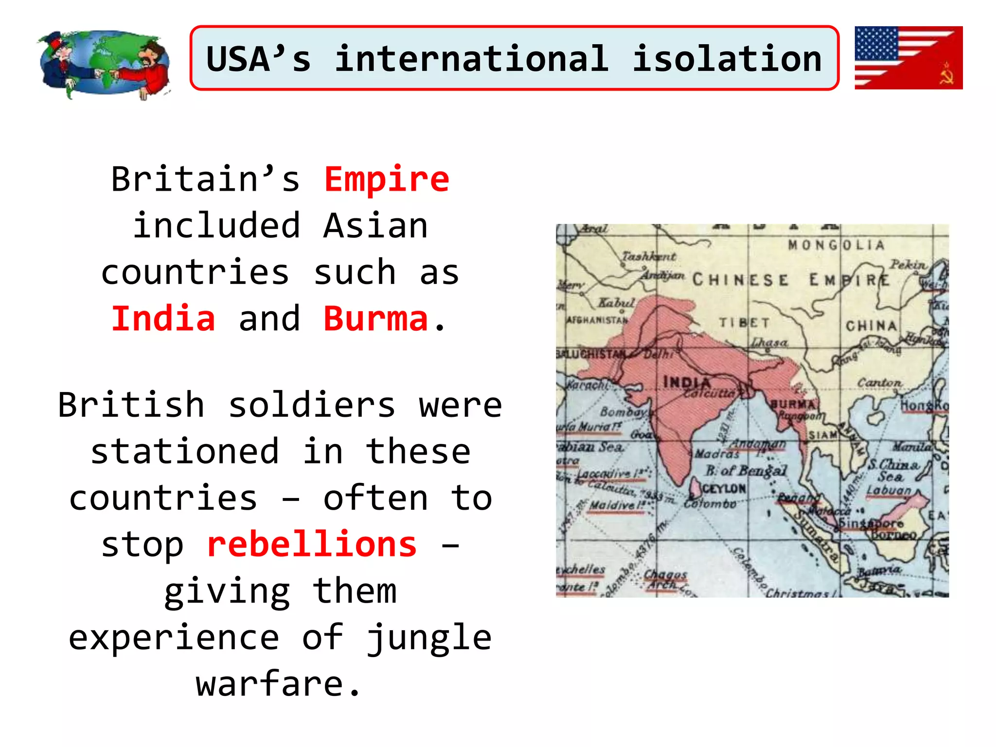 Reasons the USA lost the vietnam war - USA's international isolation | PPTX