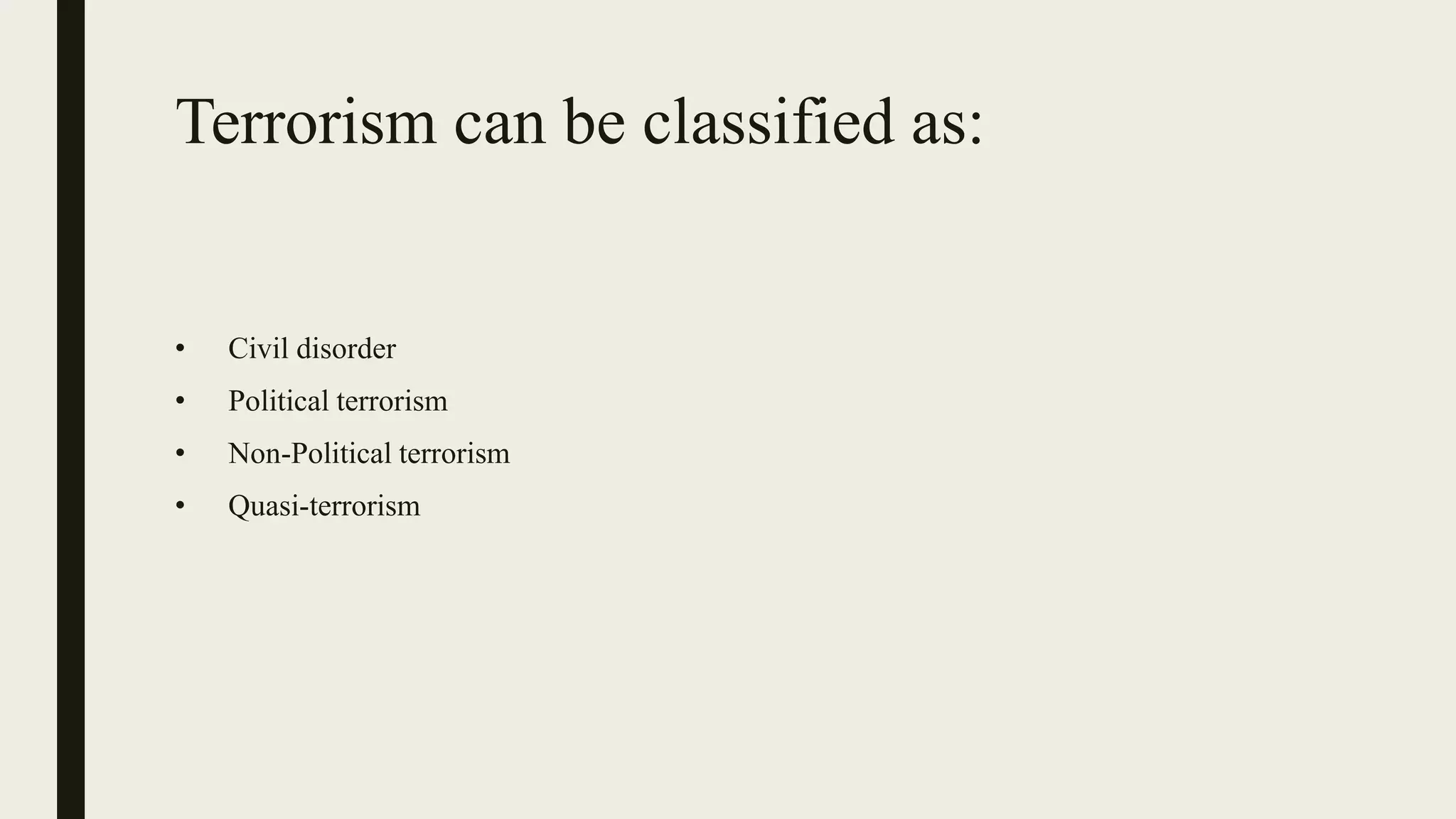 International issues terrorism | PPT