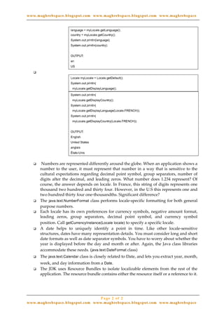 Internationalization in Java | PDF