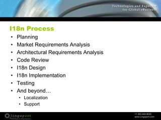 Internationalization (i18n) Primer | PDF | Web Design and HTML | Internet