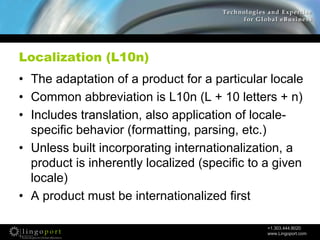 Internationalization (i18n) Primer | PDF | Web Design and HTML | Internet