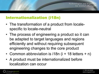 Internationalization (i18n) Primer | PDF | Web Design and HTML | Internet