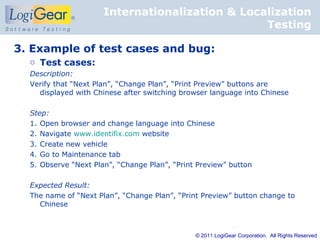Internationalization & localization testing | PPT