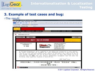 Internationalization & localization testing | PPT