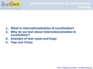 Internationalization & localization testing | PPT