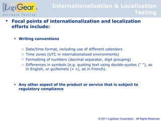 Internationalization & localization testing | PPT
