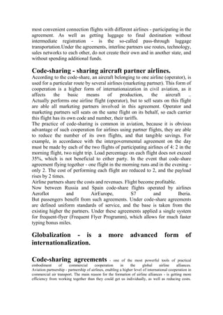 Internationalization of civil aviation | PDF