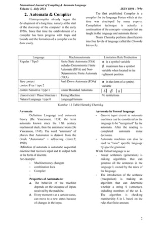 International journal of compiling | PDF