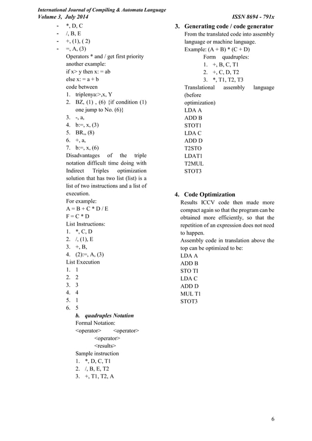 International journal of compiling | PDF