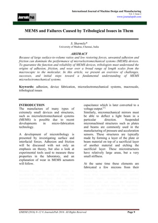 International Journal of Machine Design and Manufacturing vol 2 issue 2 ...