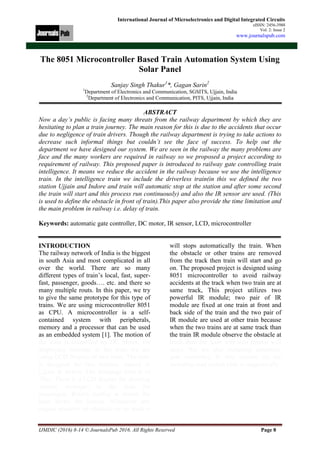 International Journal of Microelectronics and Digital Integrated ...