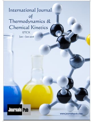 International journal of Thermodynamics and Chemical Kinetics vol 2 ...