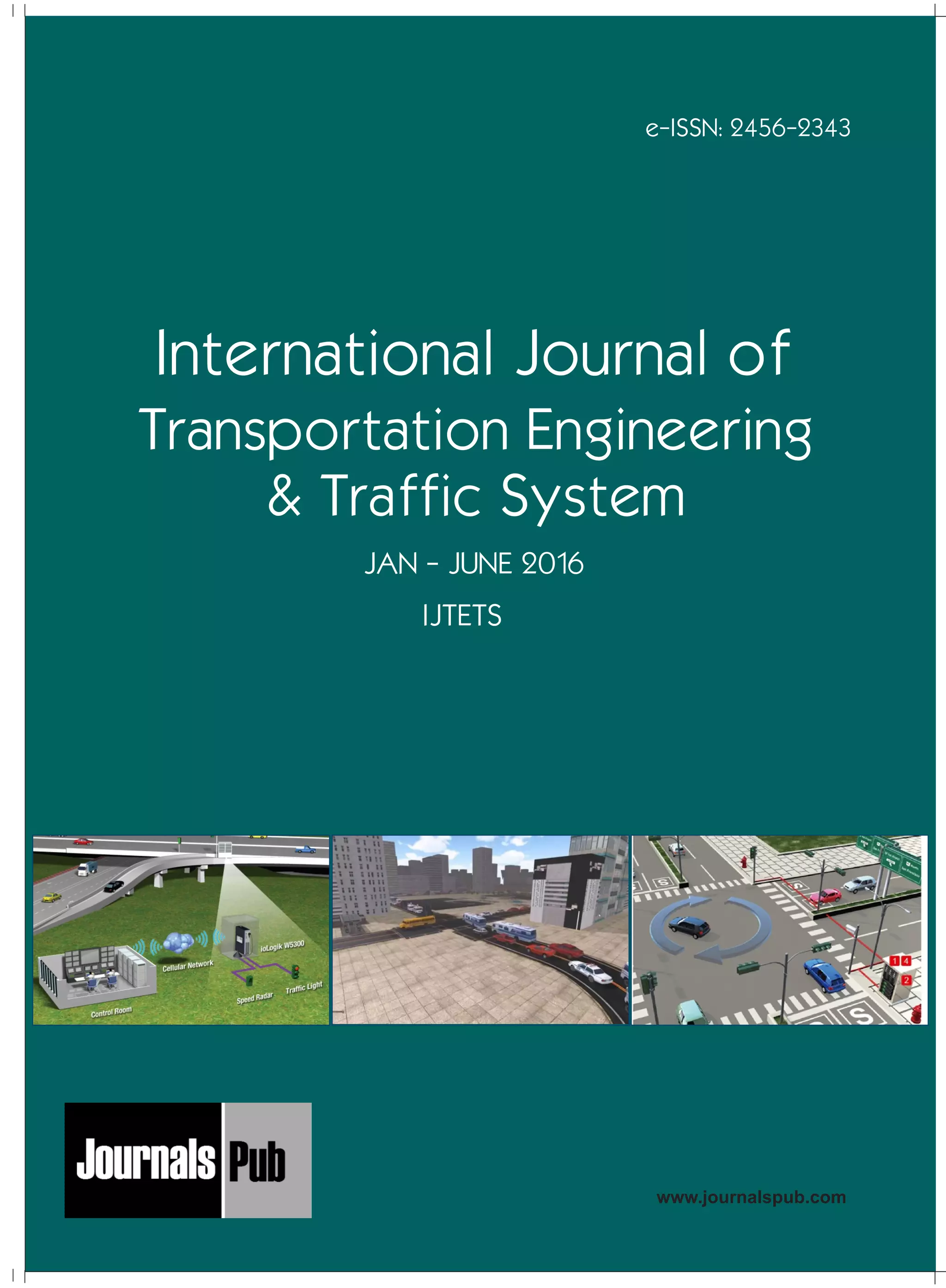 International journal of Transportation Engineering and Traffic System ...