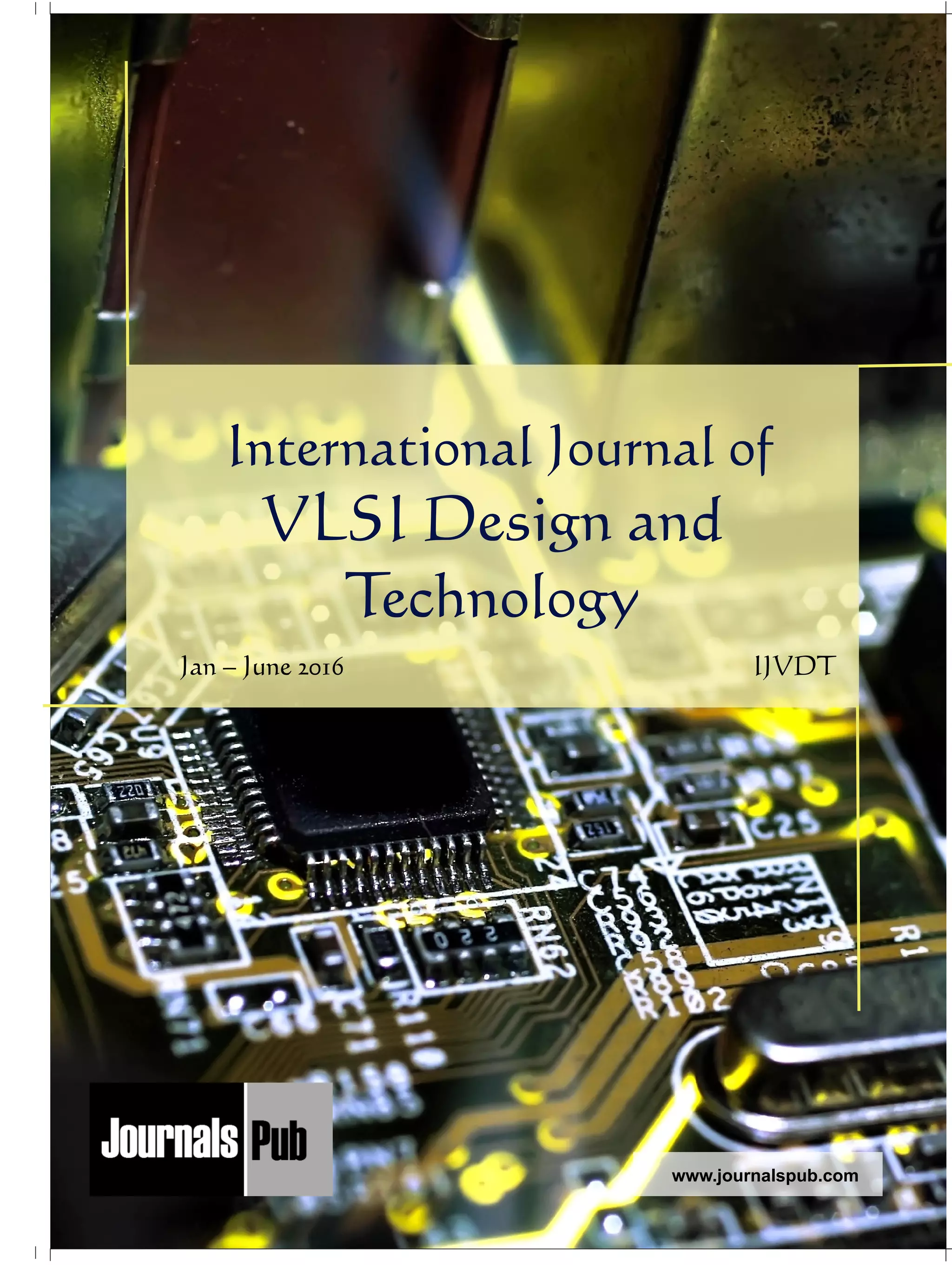 International Journal of VLSI Design and Technology vol 2 issue 1 | PDF