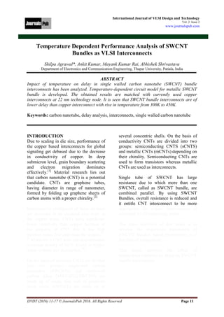 International Journal of VLSI Design and Technology (Vol 2 Issue 2) | PDF