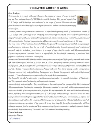 International Journal of VLSI Design and Technology (Vol 2 Issue 2) | PDF