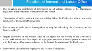 International labour organisation | PPTX