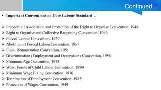 International labour organisation | PPTX