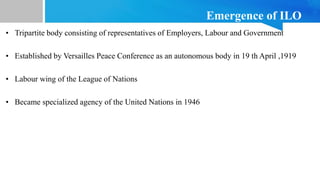 International labour organisation | PPTX