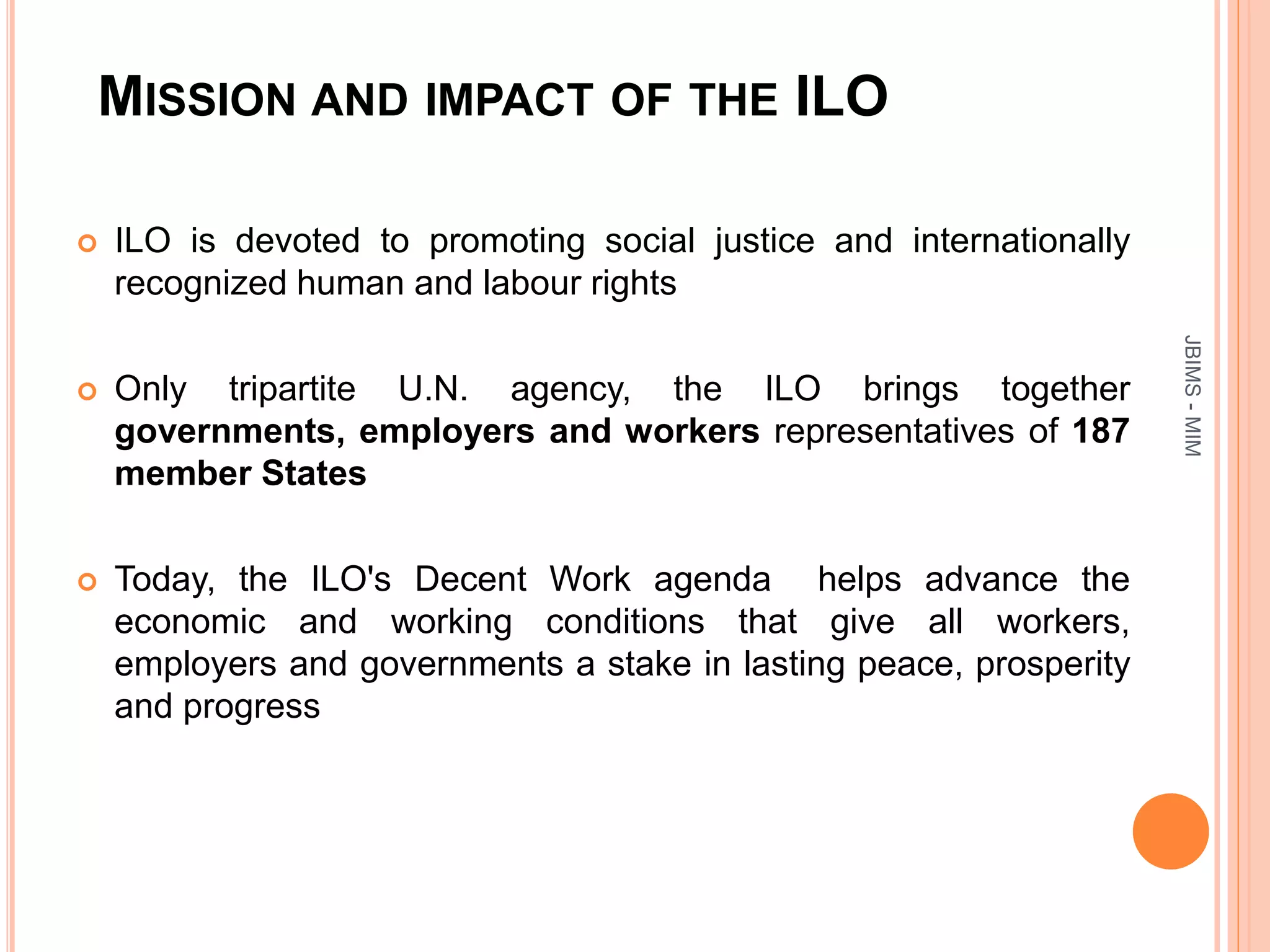 International Labor Organisation - Labor Law | PPTX