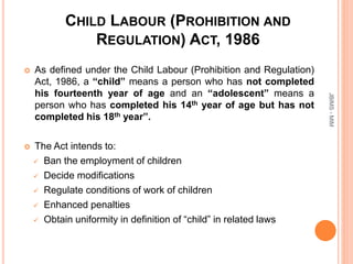 International Labor Organisation - Labor Law | PPT