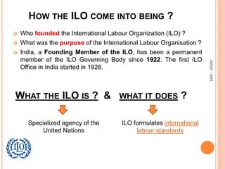 International Labor Organisation - Labor Law | PPT