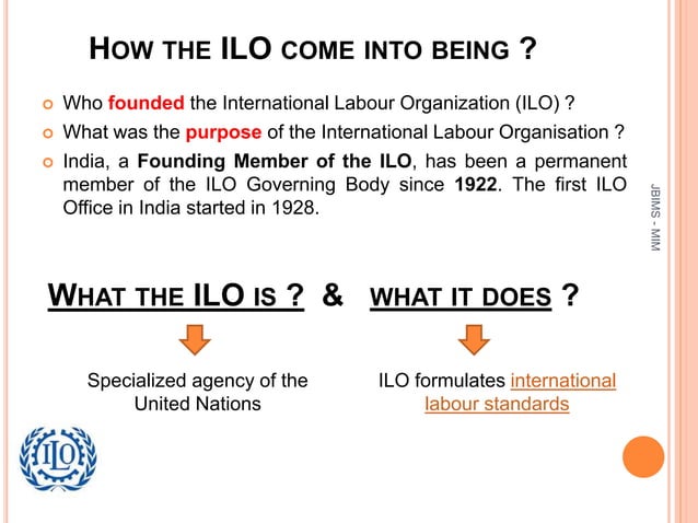 International Labor Organisation - Labor Law | PPT