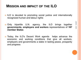 International Labor Organisation - Labor Law | PPT