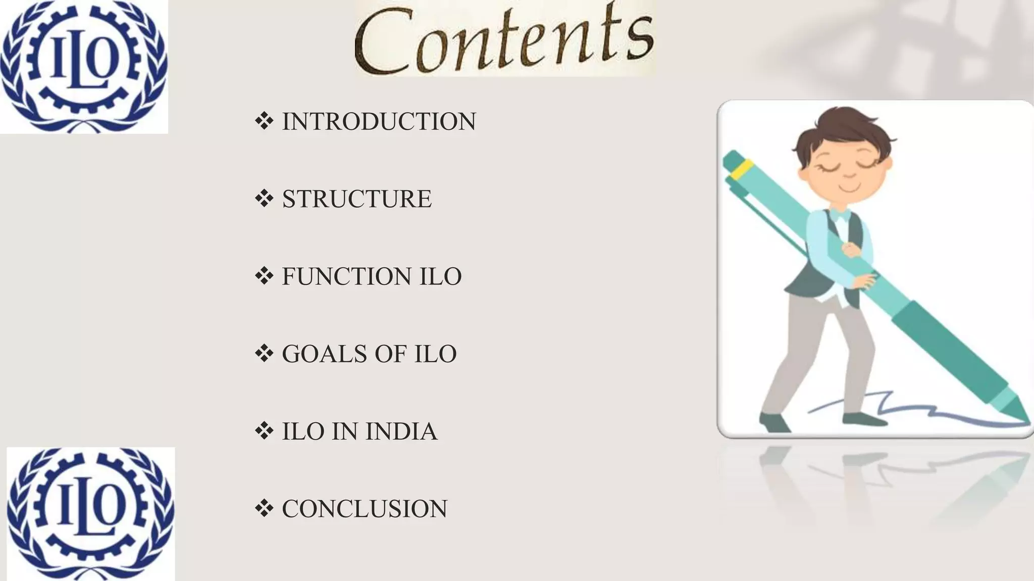 International labour Organisation | PPTX