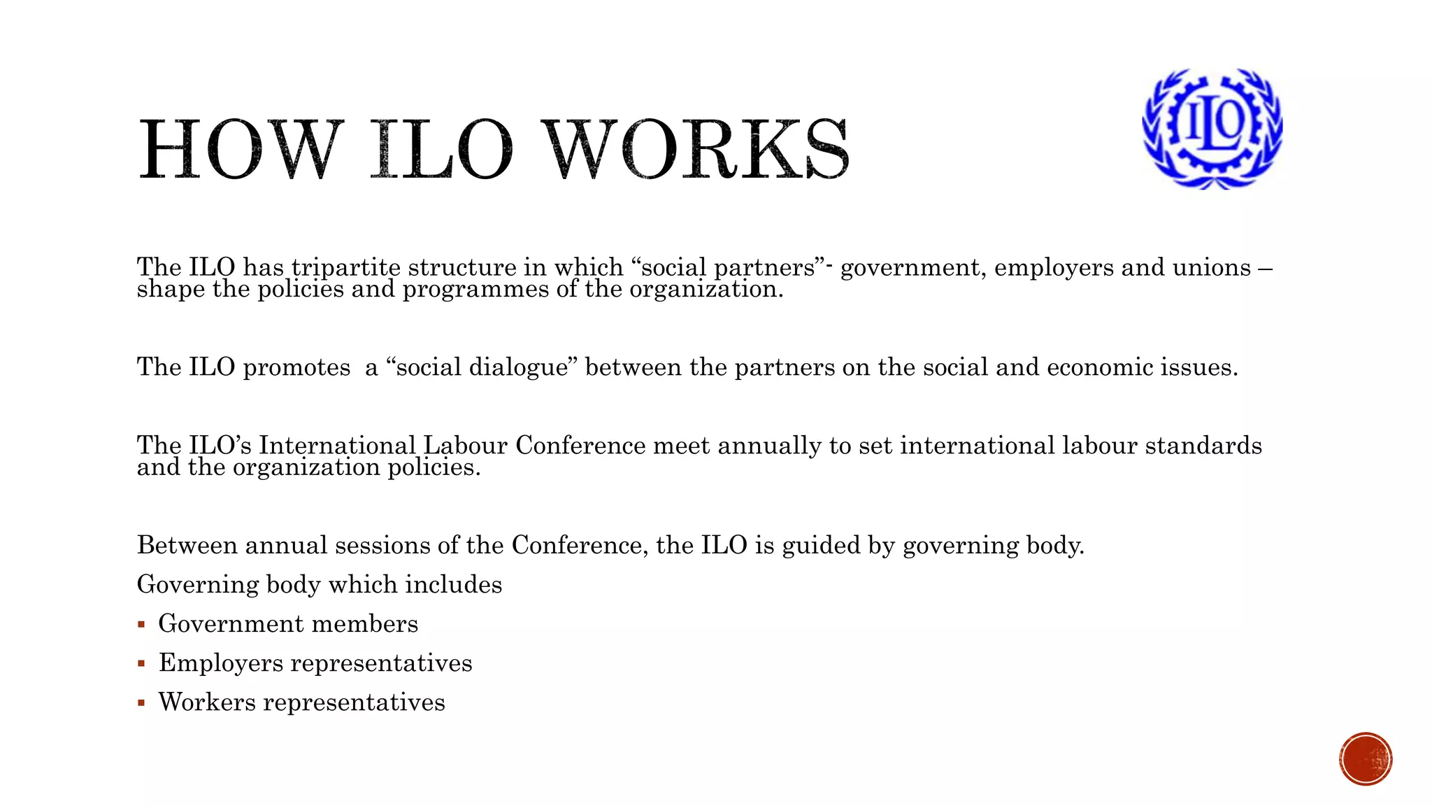 International labour organization | PPT